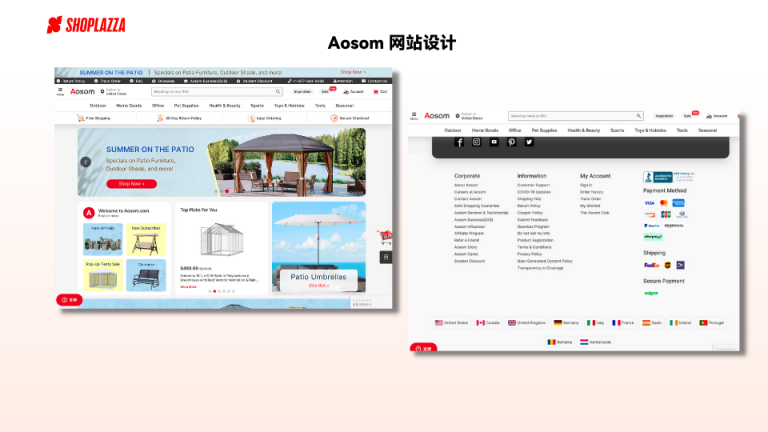 独立站没流量？看看亚马逊大卖Aosom怎么吸引400w访问 - 知无不言跨境电商社区